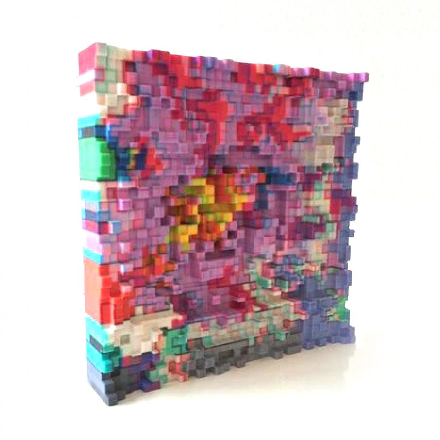 Mark Bern's 3D Printed Pixel Art - 3D Printing Industry
