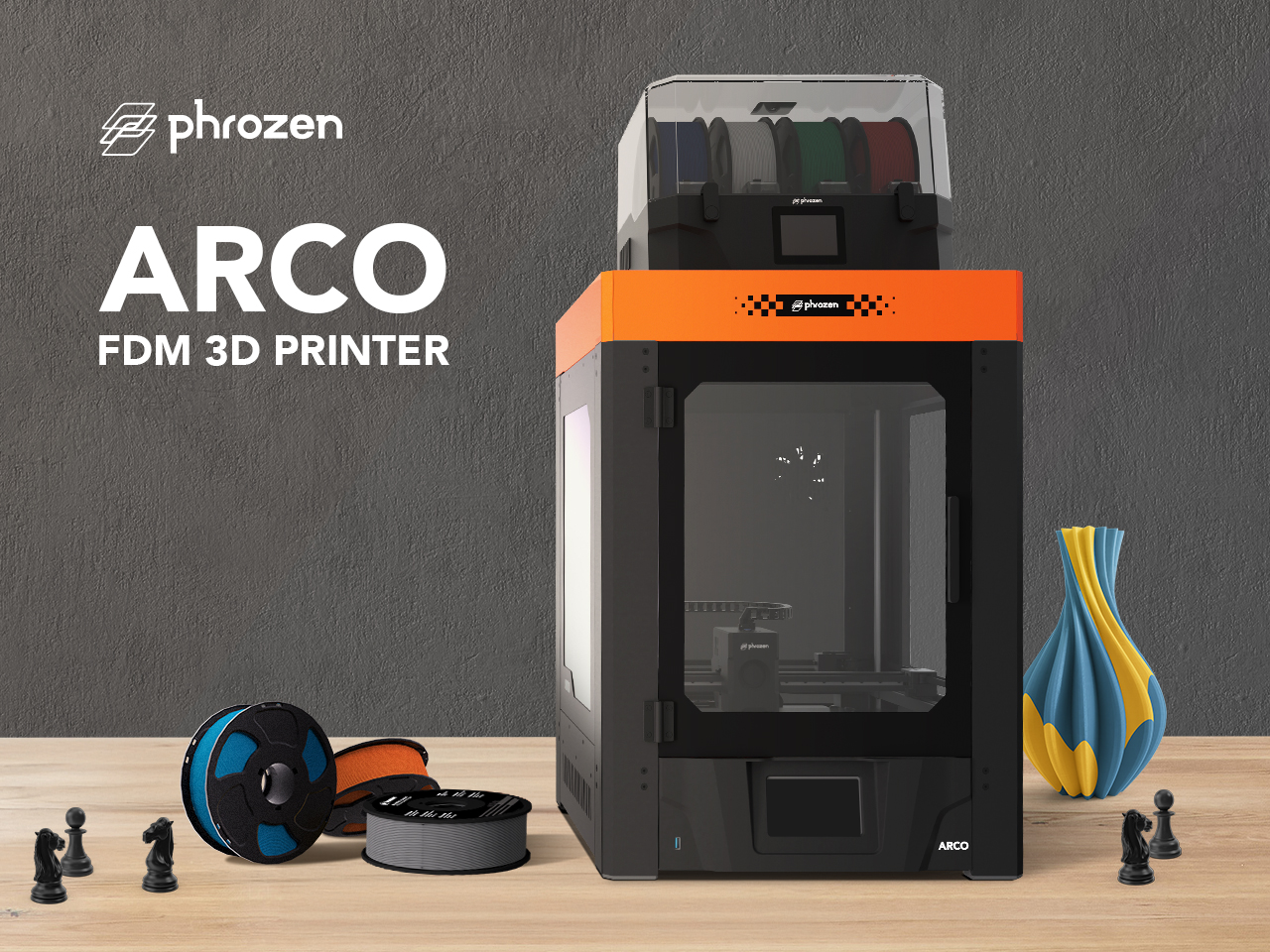 ‘Bring Ideas to Life’ with Phrozen’s new ARCO multicolor FDM 3D printer ...
